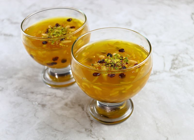 Turkish dessert Zerde Recipe - Turkishfood.ca